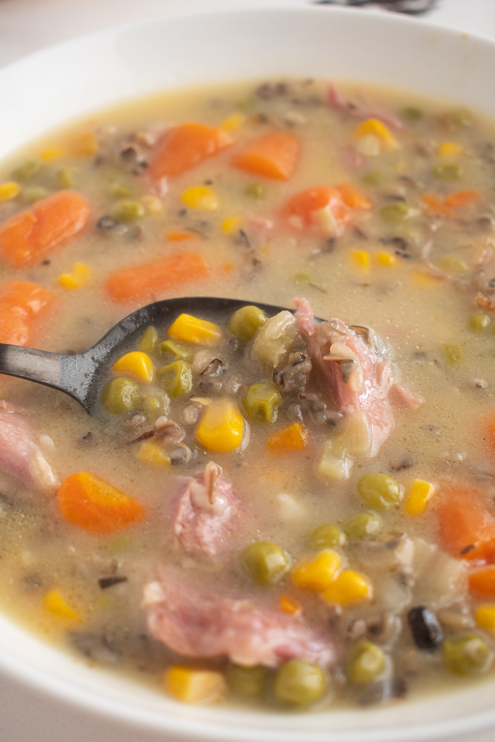 Creamy Ham Bone Wild Rice Soup - Make the Best of Everything